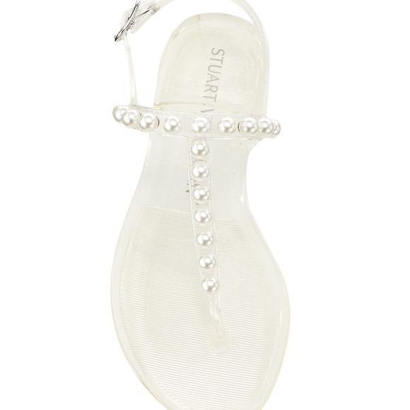 Stuart Weitzman | Shoes | New Stuart Weitzman Goldie Pearly Stud Jelly ...